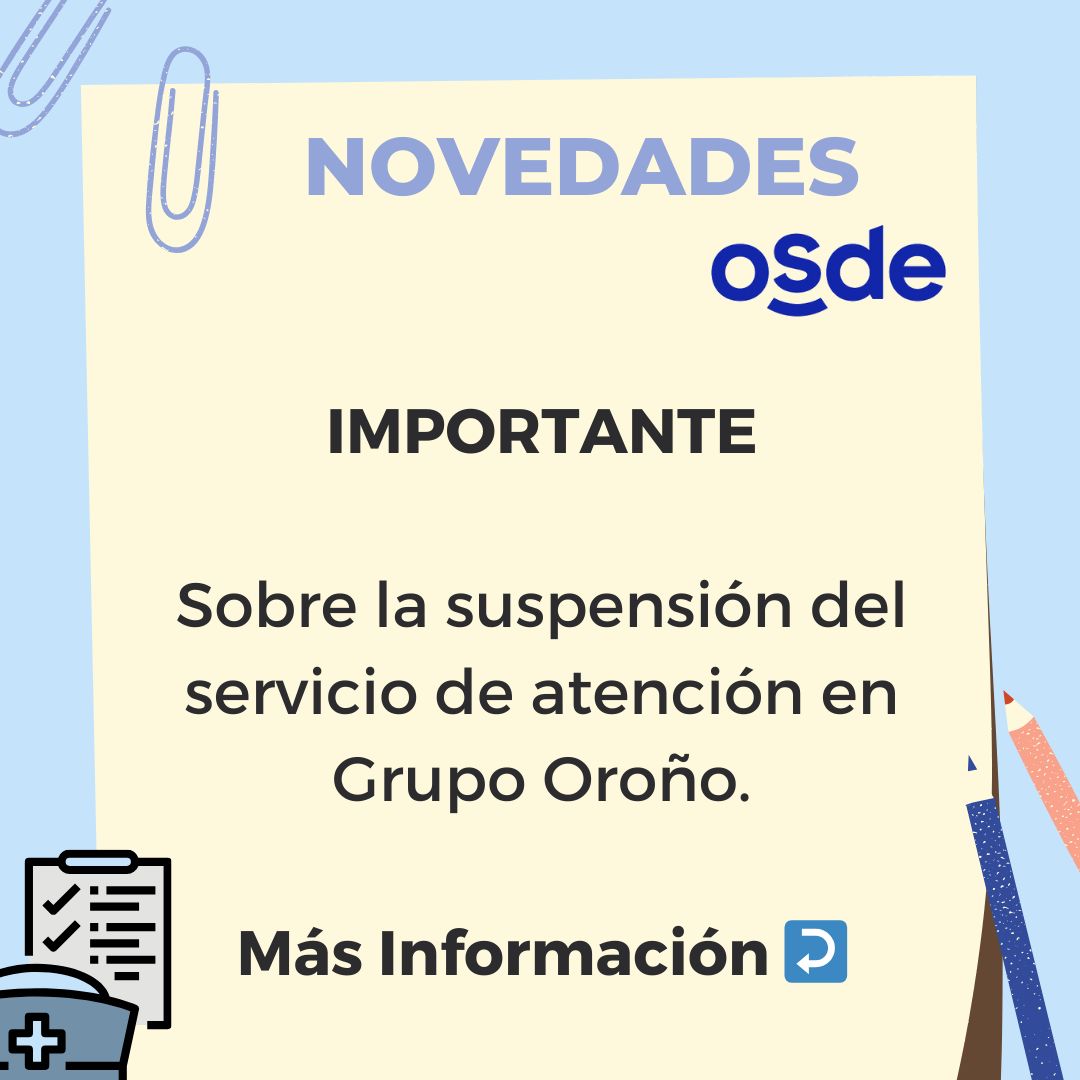 ‼️IMPORTANTE | OSDE‼️